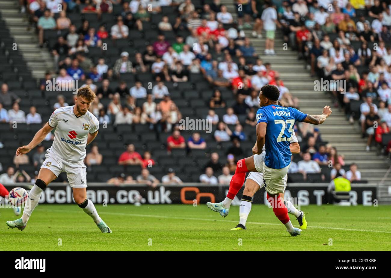 Joshua Murphy Goal against MK Dons, 30/7/2024 Stock Photo - Alamy