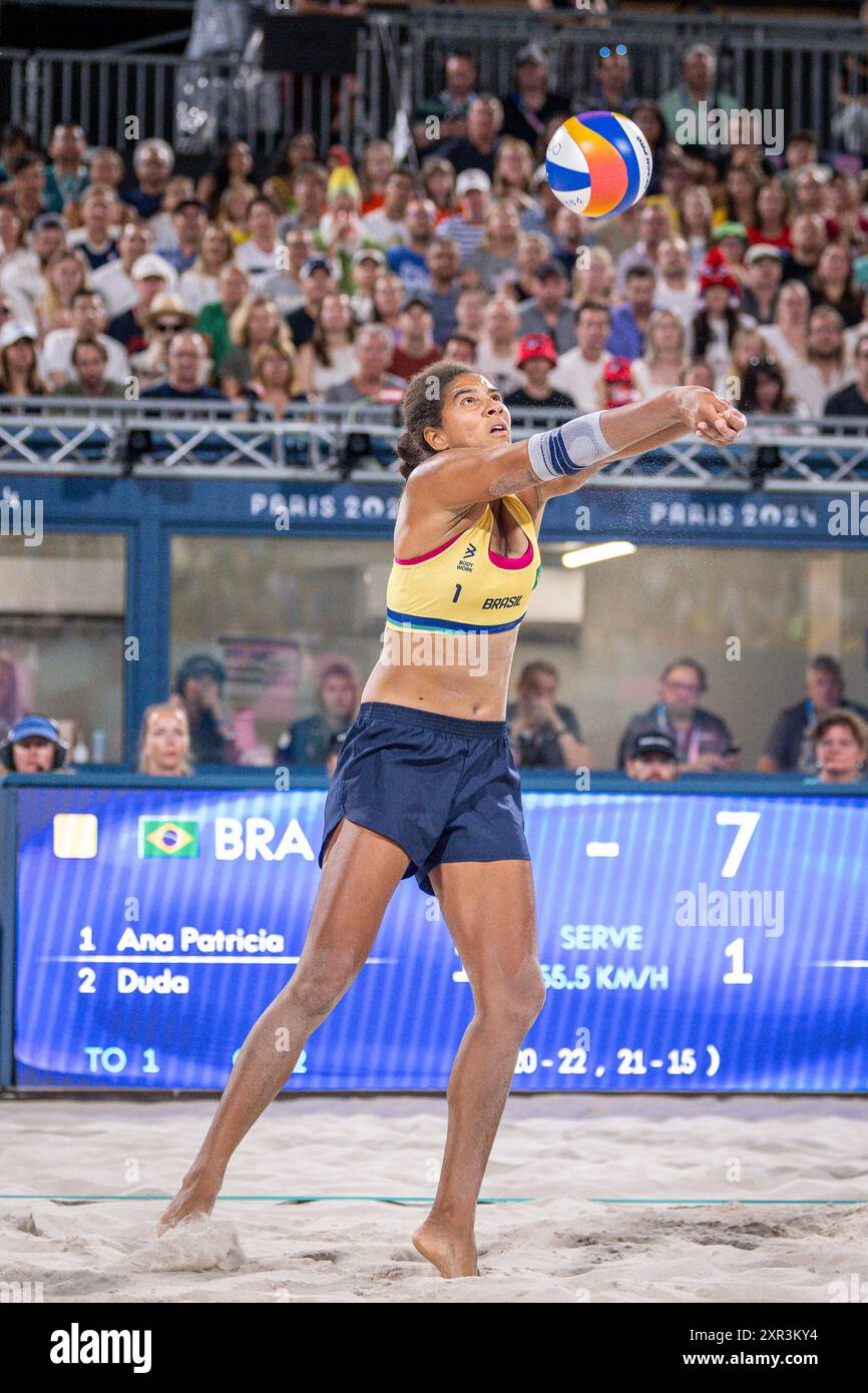 Paris, France. 08th Aug, 2024. Ana Patricia Ramos of Brazil during the ...