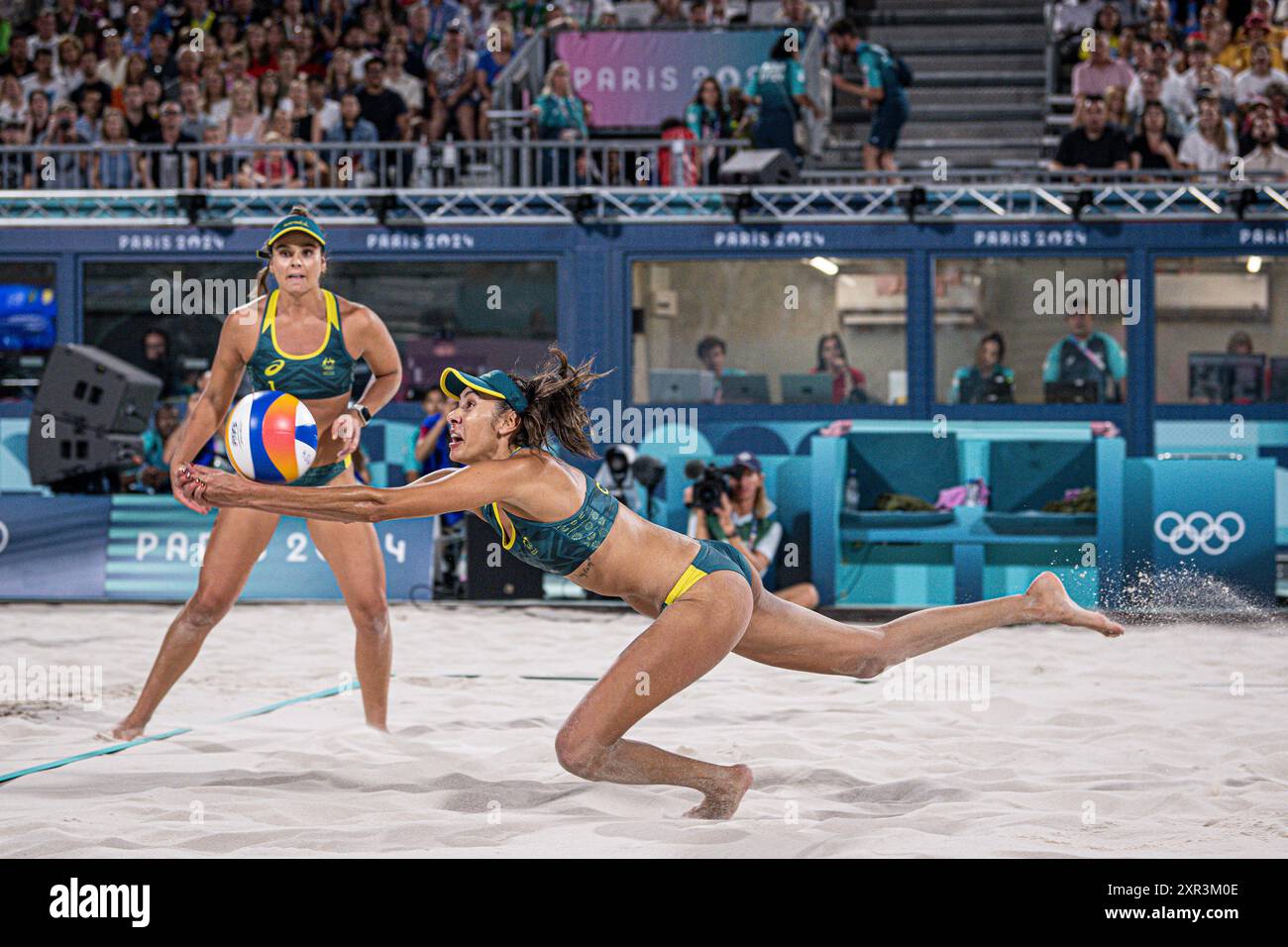 Paris, France. 08th Aug, 2024. Mariafe Artacho del Solar of Australia during the womens beach ...