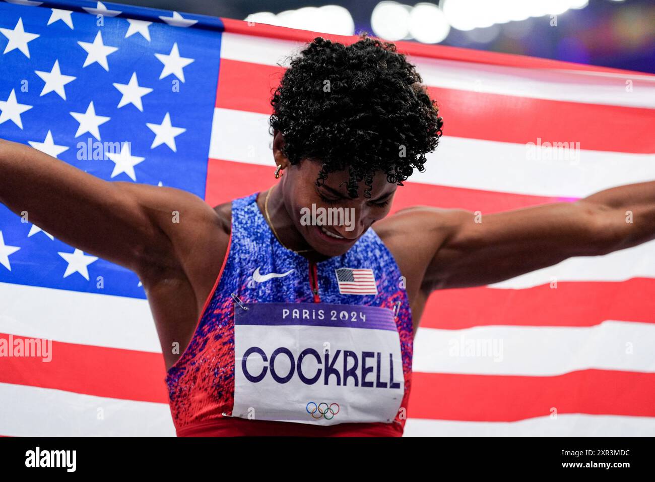 Saint Denis, France. 08th Aug, 2024. Silver medalist Anna COCKRELL of ...