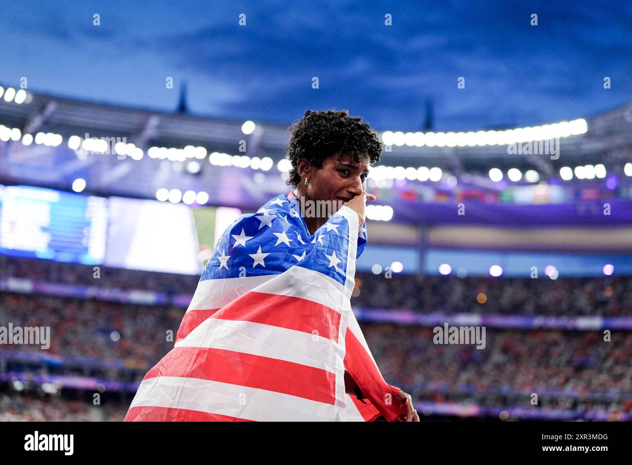 Saint Denis, France. 08th Aug, 2024. Silver medalist Anna COCKRELL of ...