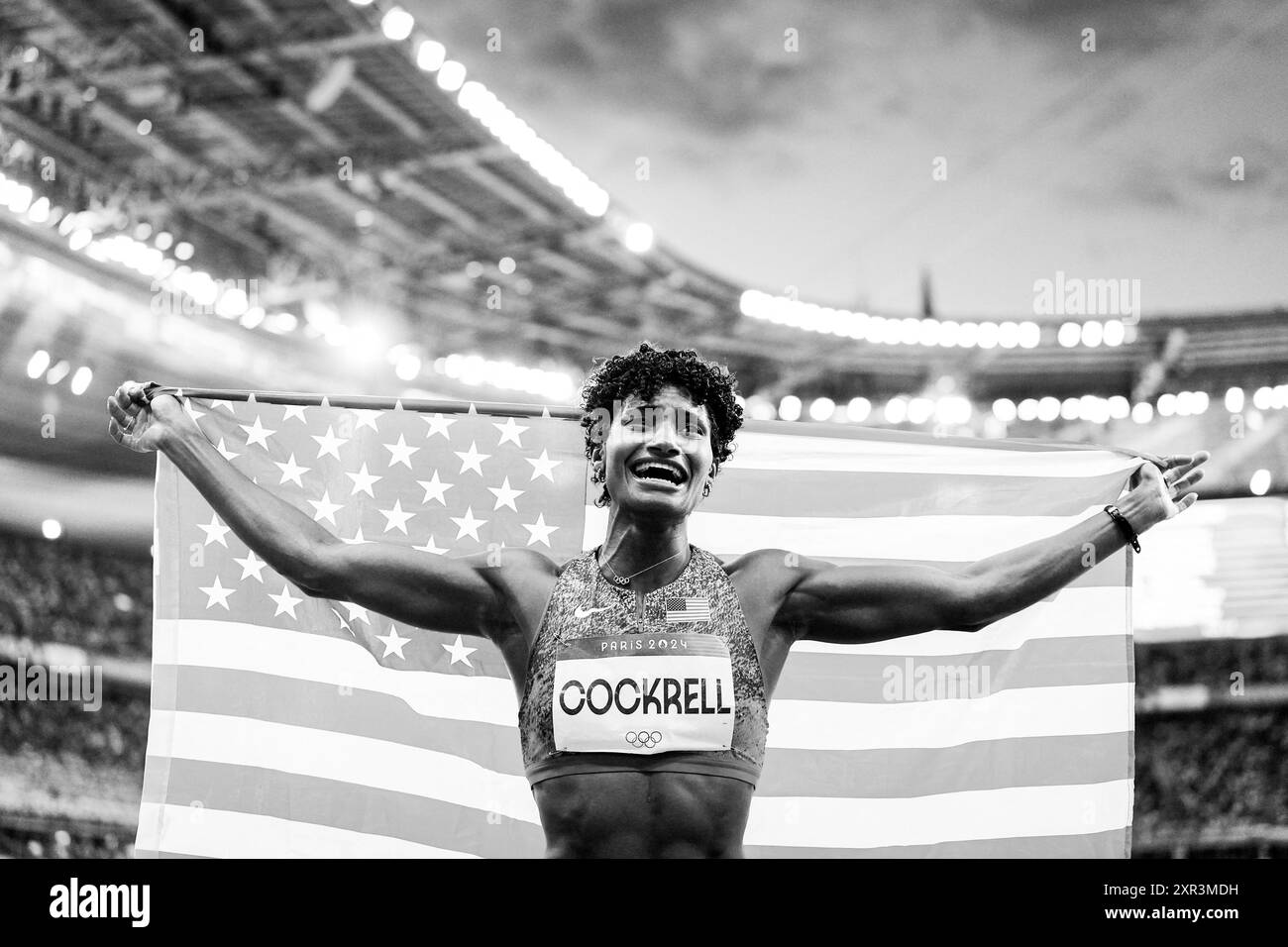 Stade de france during the paris 2024 olympic games Black and White ...