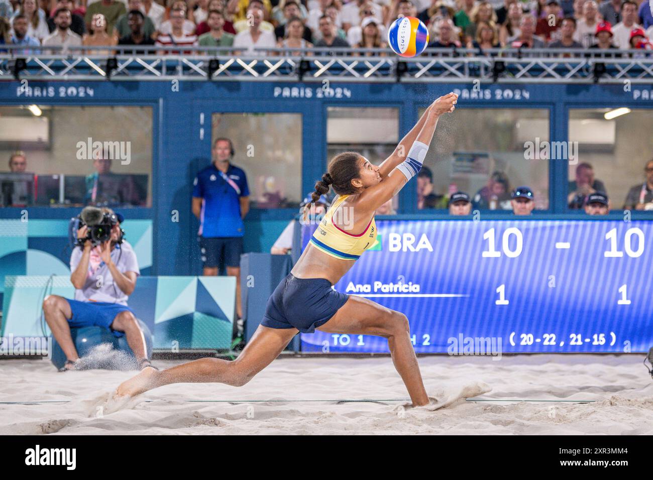 Paris, France. 08th Aug, 2024. Ana Patricia Ramos of Brazil during the ...