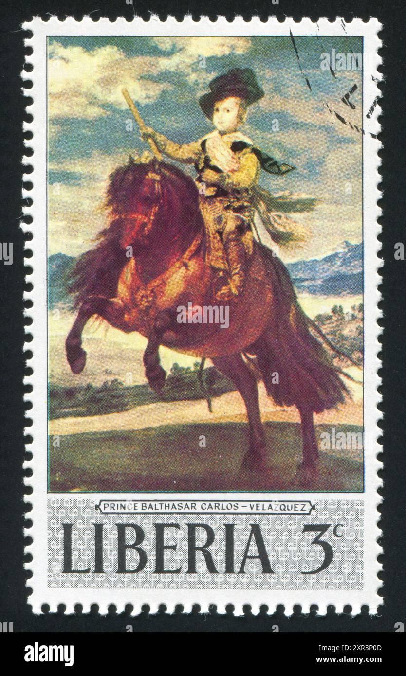 LIBERIA - CIRCA 1969: stamp printed by Liberia, shows Prince Balthasar ...