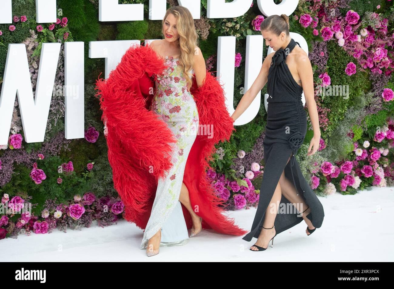 London, UK. 08 Aug, 2024. Pictured: (L-R) - Blake Lively and Isabela ...