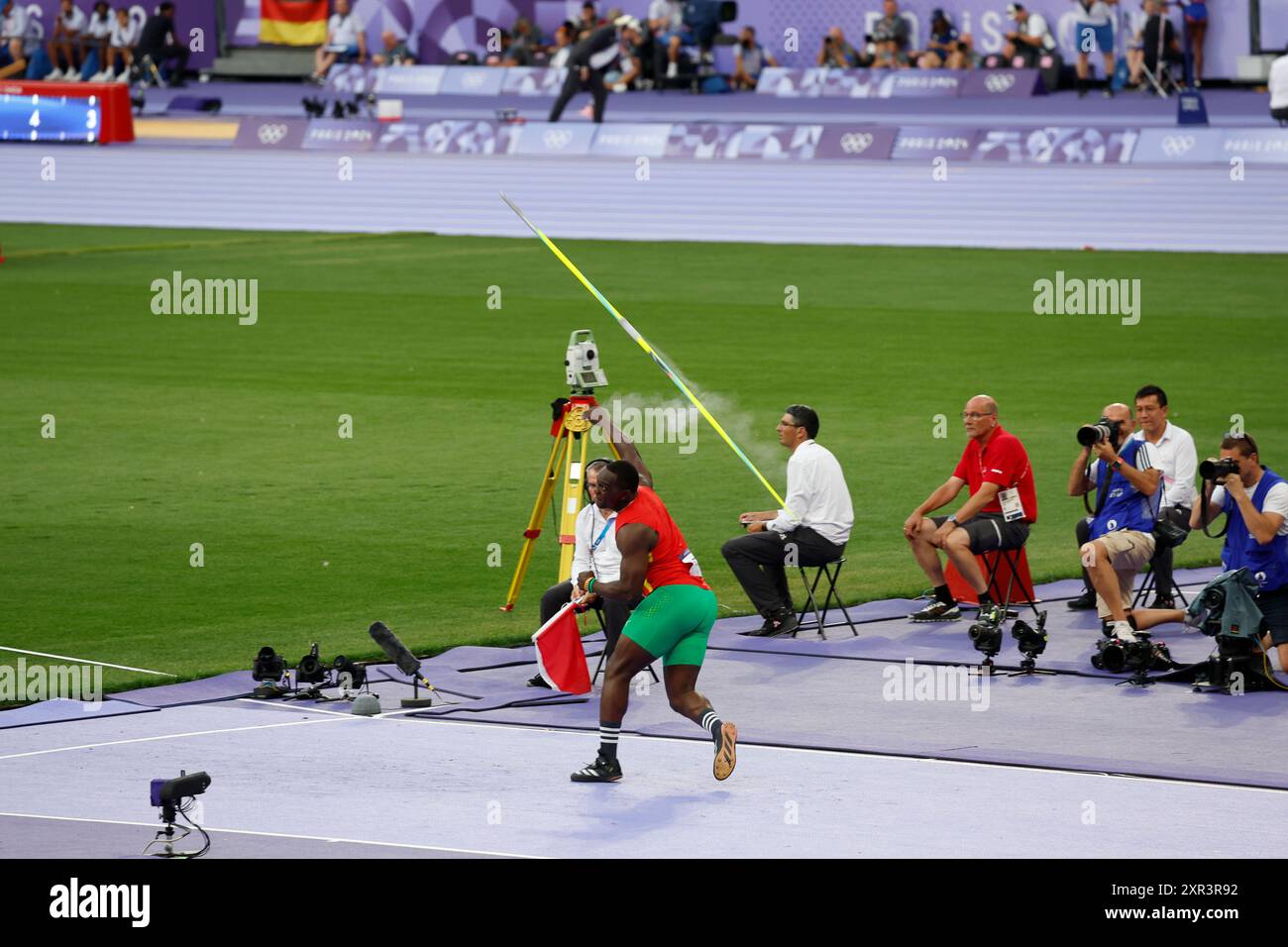 PETERS Anderson of Grenada Men's Javelin Throw Final, during the ...
