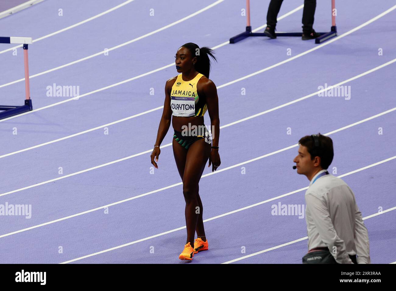 CLAYTON Rushell of Jamaica Athletics Women's 400m Hurdles Final during ...