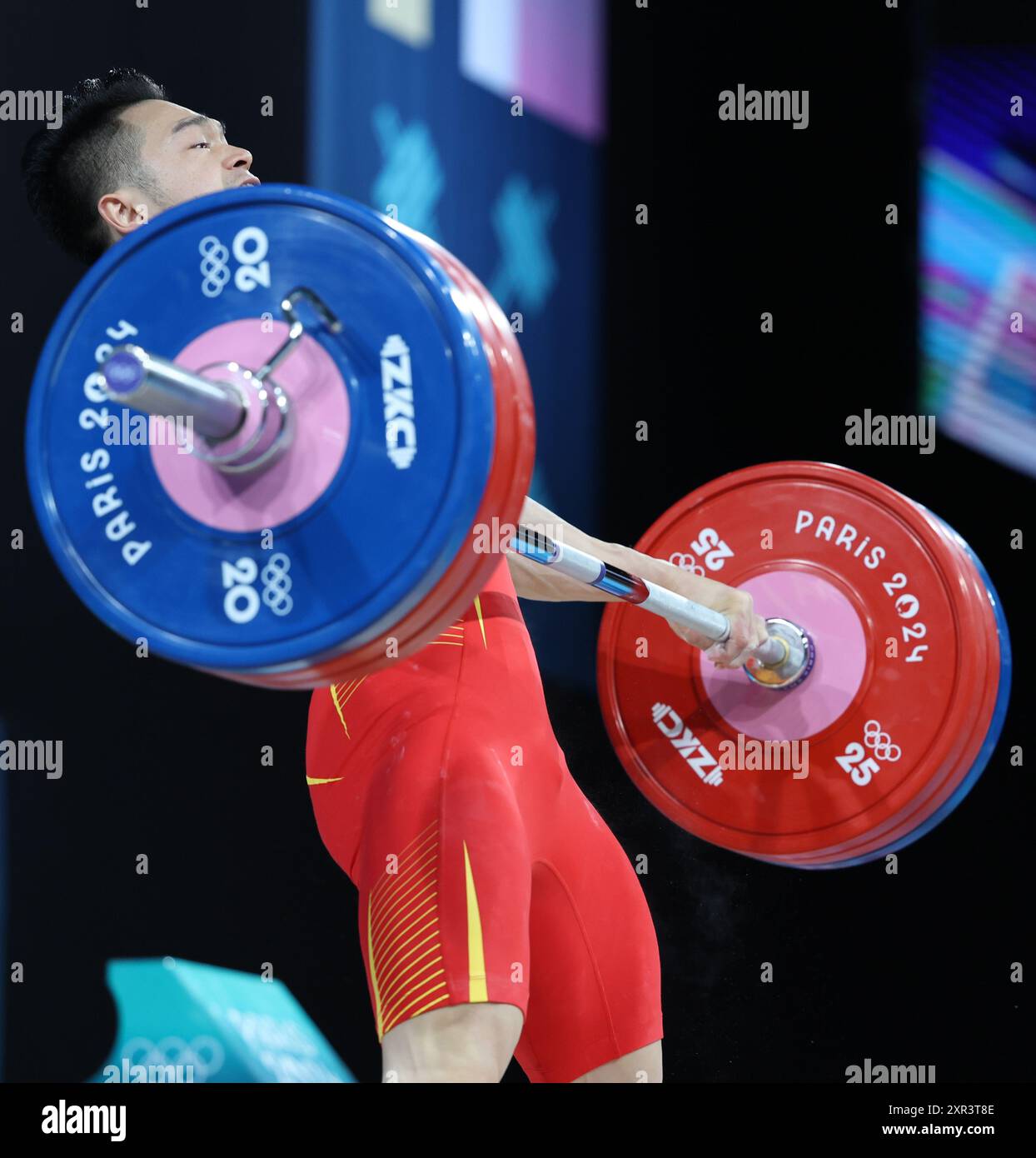 Paris, France. 8th Aug, 2024. Shi Zhiyong of China competes during the ...