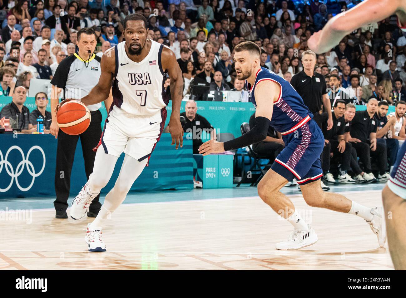 Kevin Durant ( 7 - USA), Basketball, Men's Semifinal between United ...