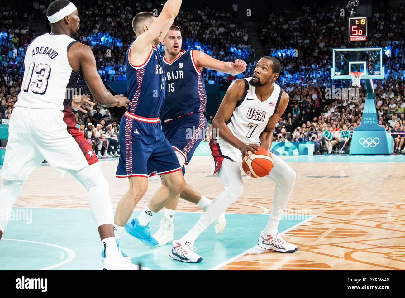 Kevin Durant ( 7 - USA), Basketball, Men's Semifinal between United ...