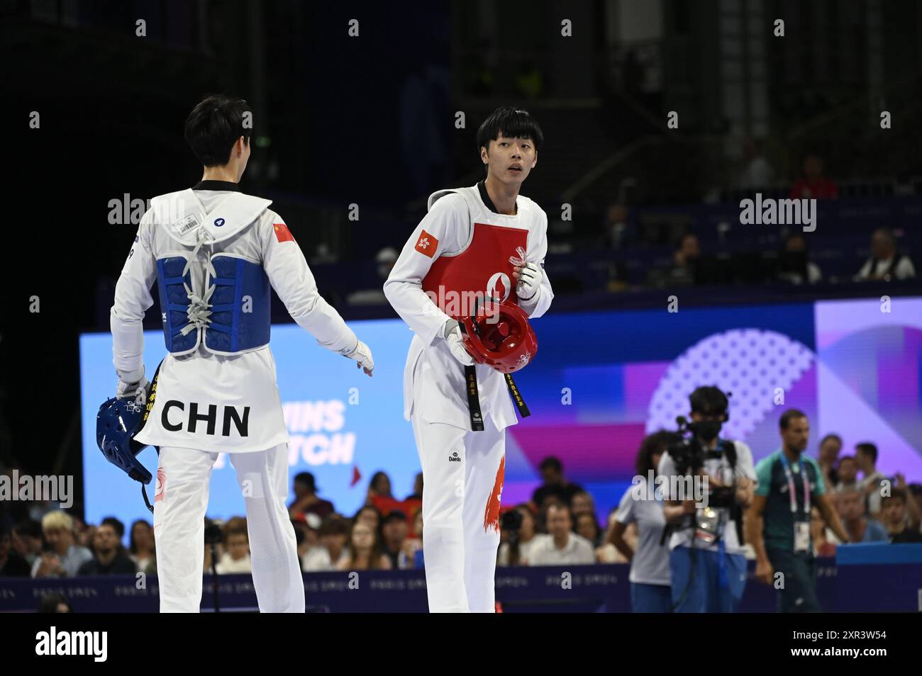 PARIS - FRANCE August 08, 2024 - Paris 2024 Olympic Games Taekwondo ...