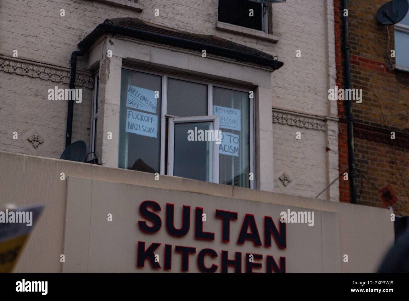 Counter Protest against the far right in Walthamstow, North East London ...