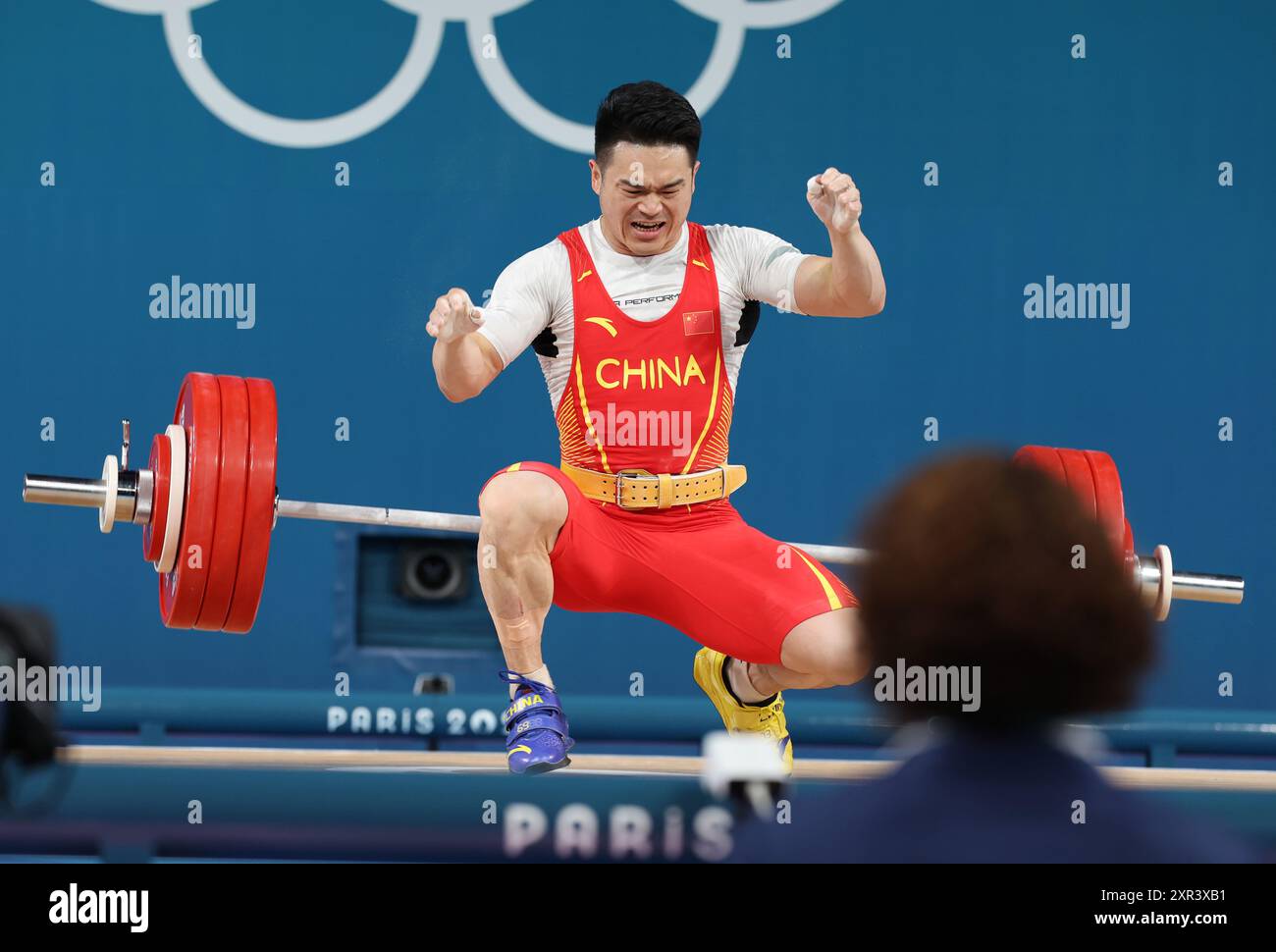 Paris, France. 8th Aug, 2024. Shi Zhiyong of China competes during the ...
