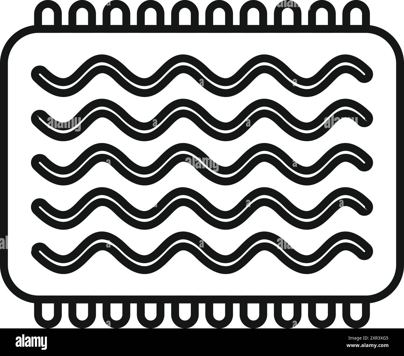 Microprocessor Is Processing Data Creating A Visual Representation Of Artificial Intelligence