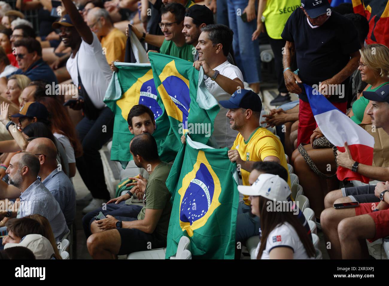 Fans, during the Olympic Games Paris 2024 on 8 August 2024 at State de ...