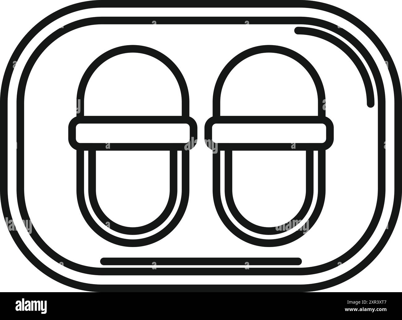 Simple black and white icon of an airplane window showing two empty ... Simple black and white icon of an airplane window showing two empty ...