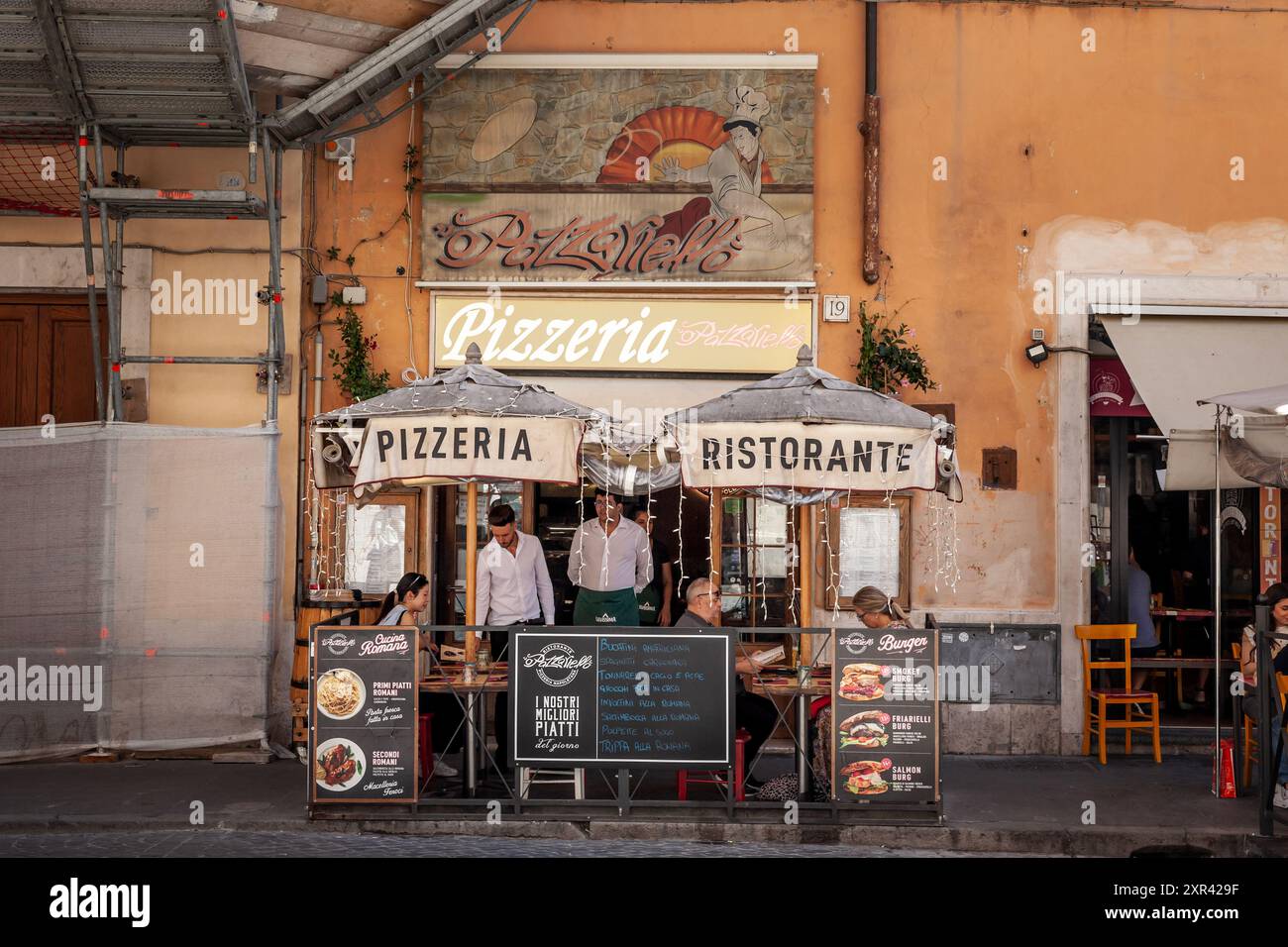 This image captures the essence of a typical Italian dining experience ...