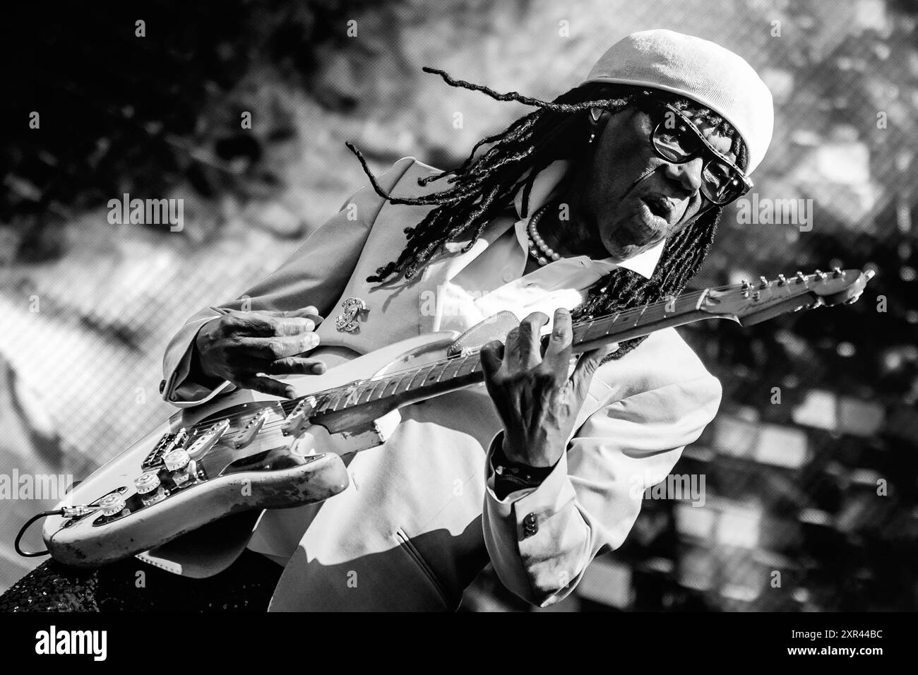 BEDFORD, ENGLAND: Nile Rodgers and Chic perform at Bedford Park ...