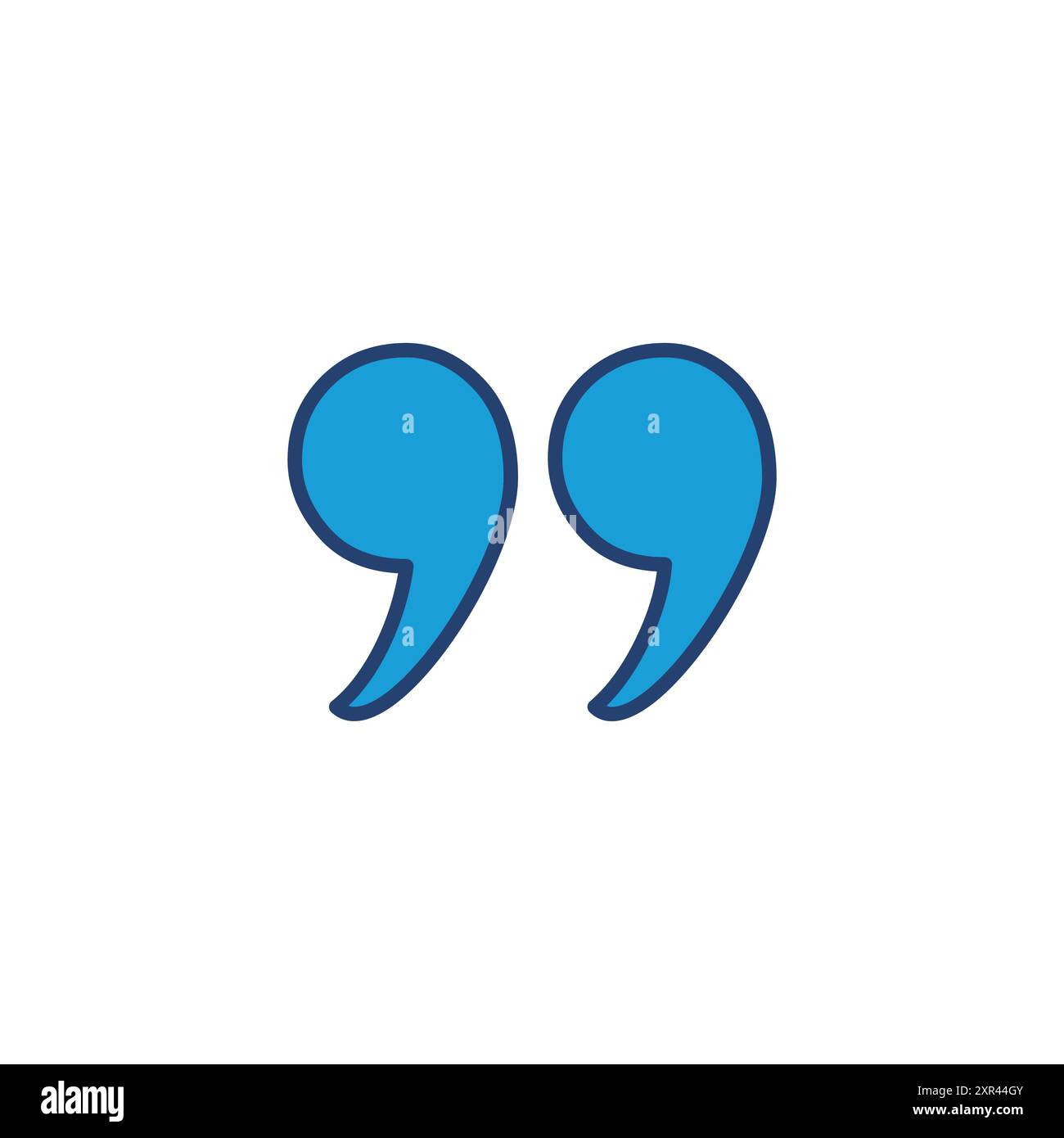 Quote icon vector. Quotation mark symbol Stock Vector Image & Art - Alamy