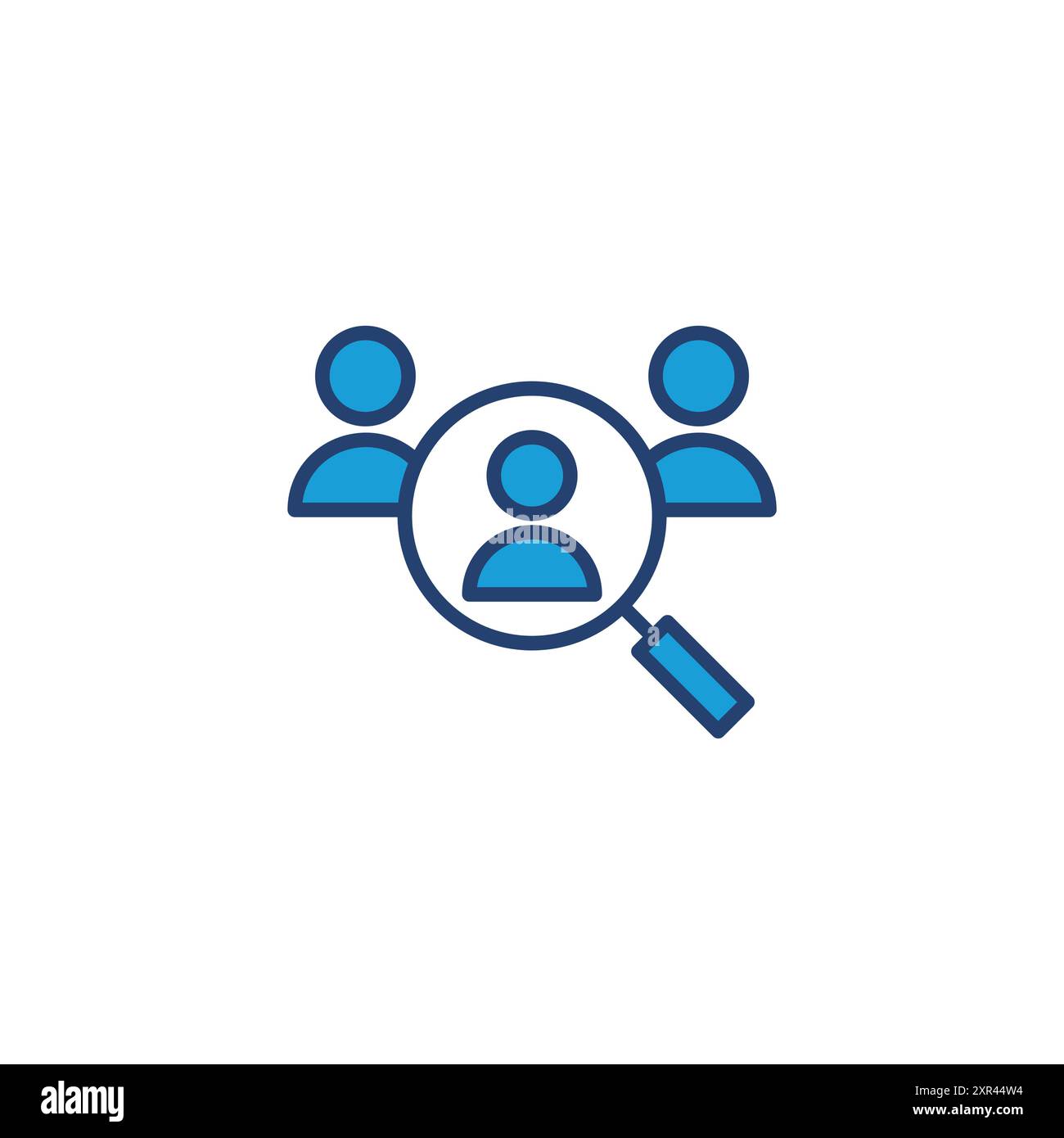 Hiring icon vector. Search job vacancy icon. Human resources concept ...