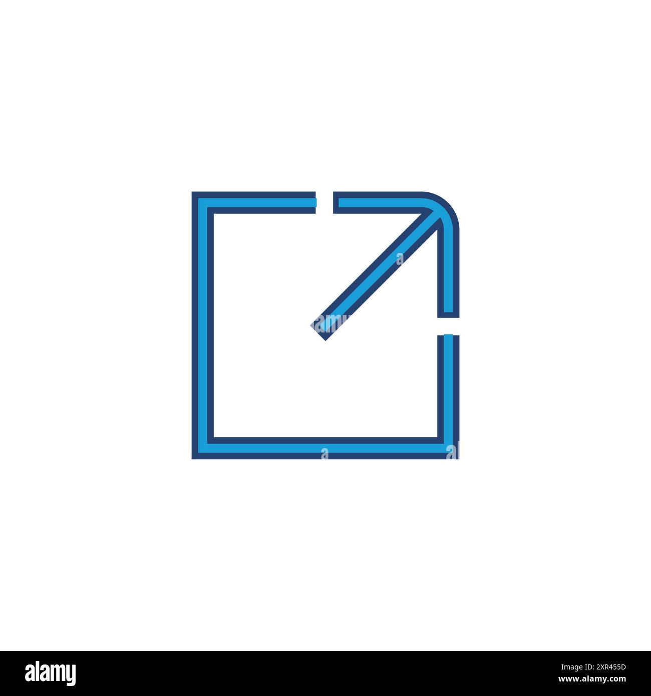 External link icon vector. link icon vector. hyperlink symbol Stock ...
