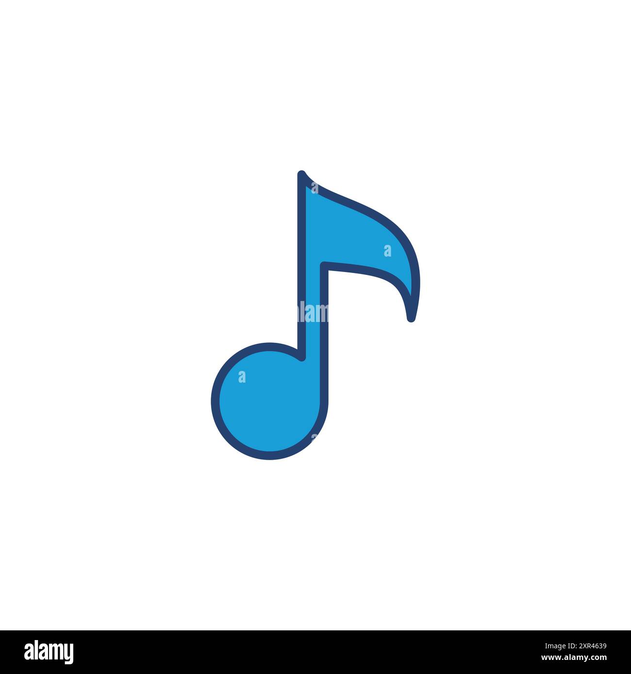 Music icon vector. note music icon vector Stock Vector Image & Art - Alamy