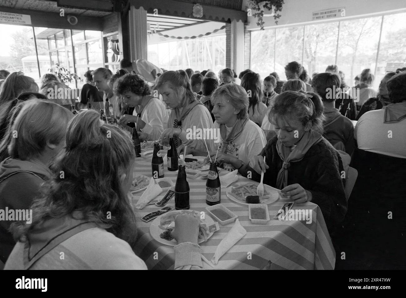 USSR children in Linnaeushof, Heemstede, The Netherlands, 09-09-1990 ...