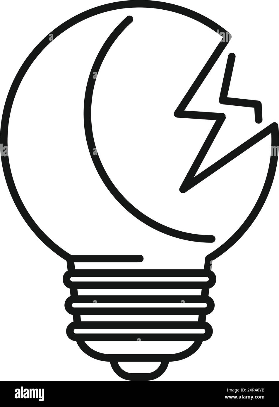 Broken Light Bulb Clip Art