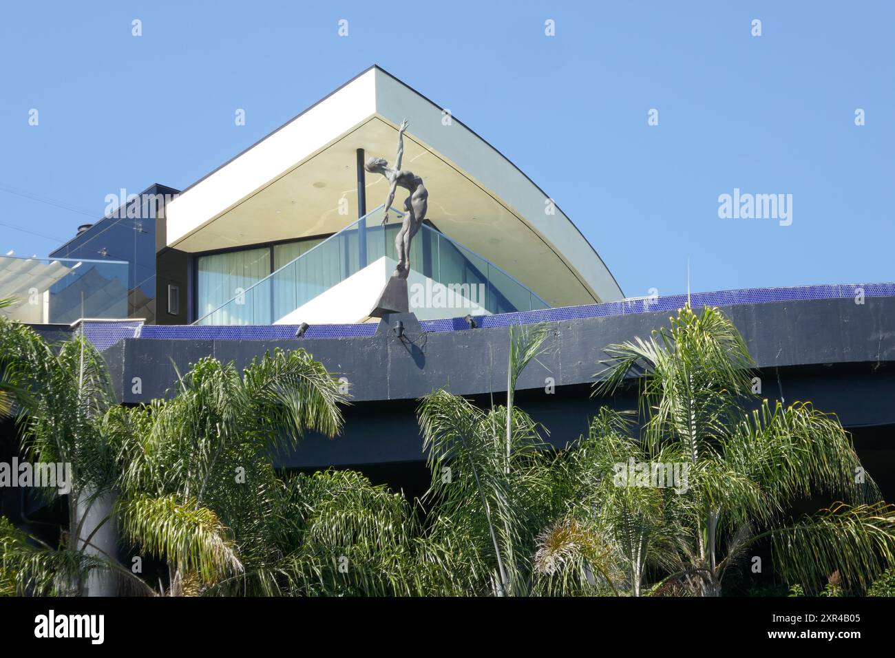 Los Angeles, California, USA 6th August 2024 Home on Sierra Mar Drive ...