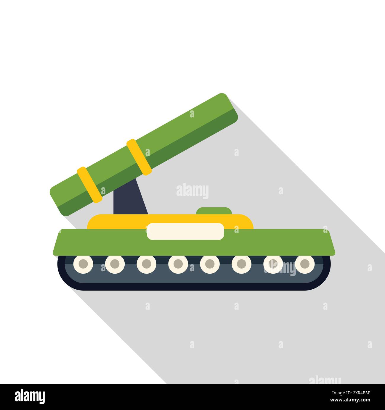 Tank turret view Stock Vector Images - Alamy