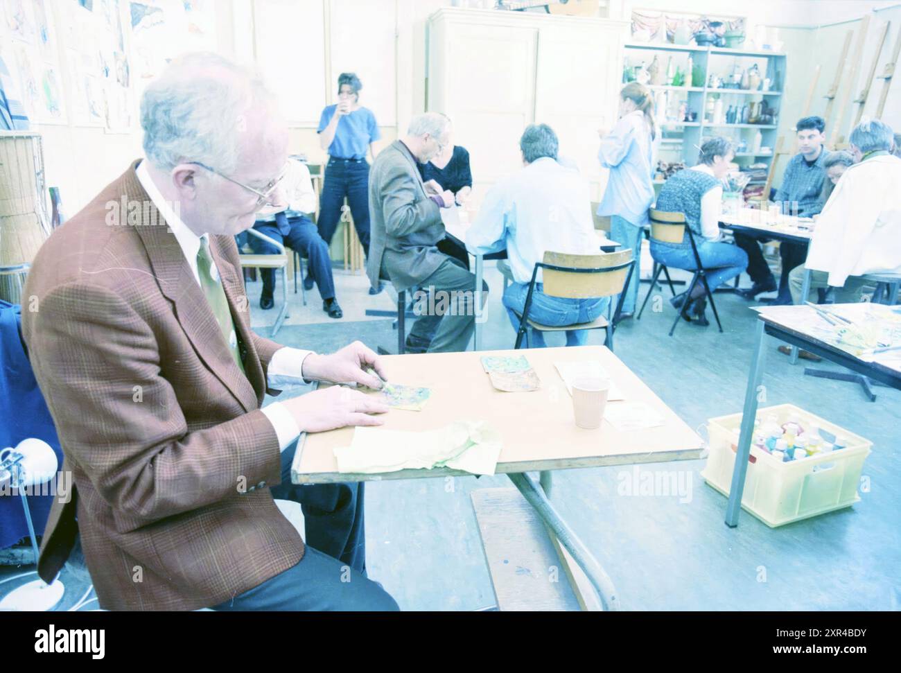 Psychologists at activity center, IJmuiden, IJmuiden, The Netherlands ...