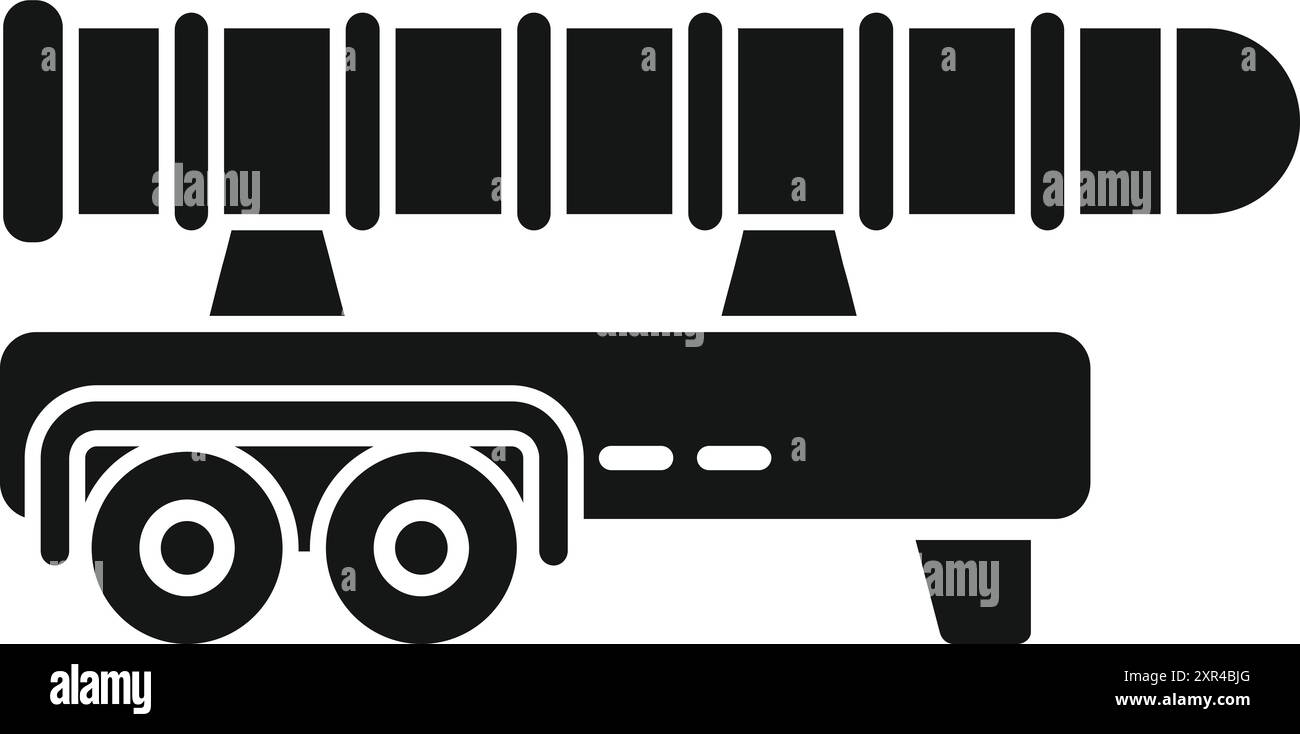 Powerful image representing the transportation of an intercontinental ...