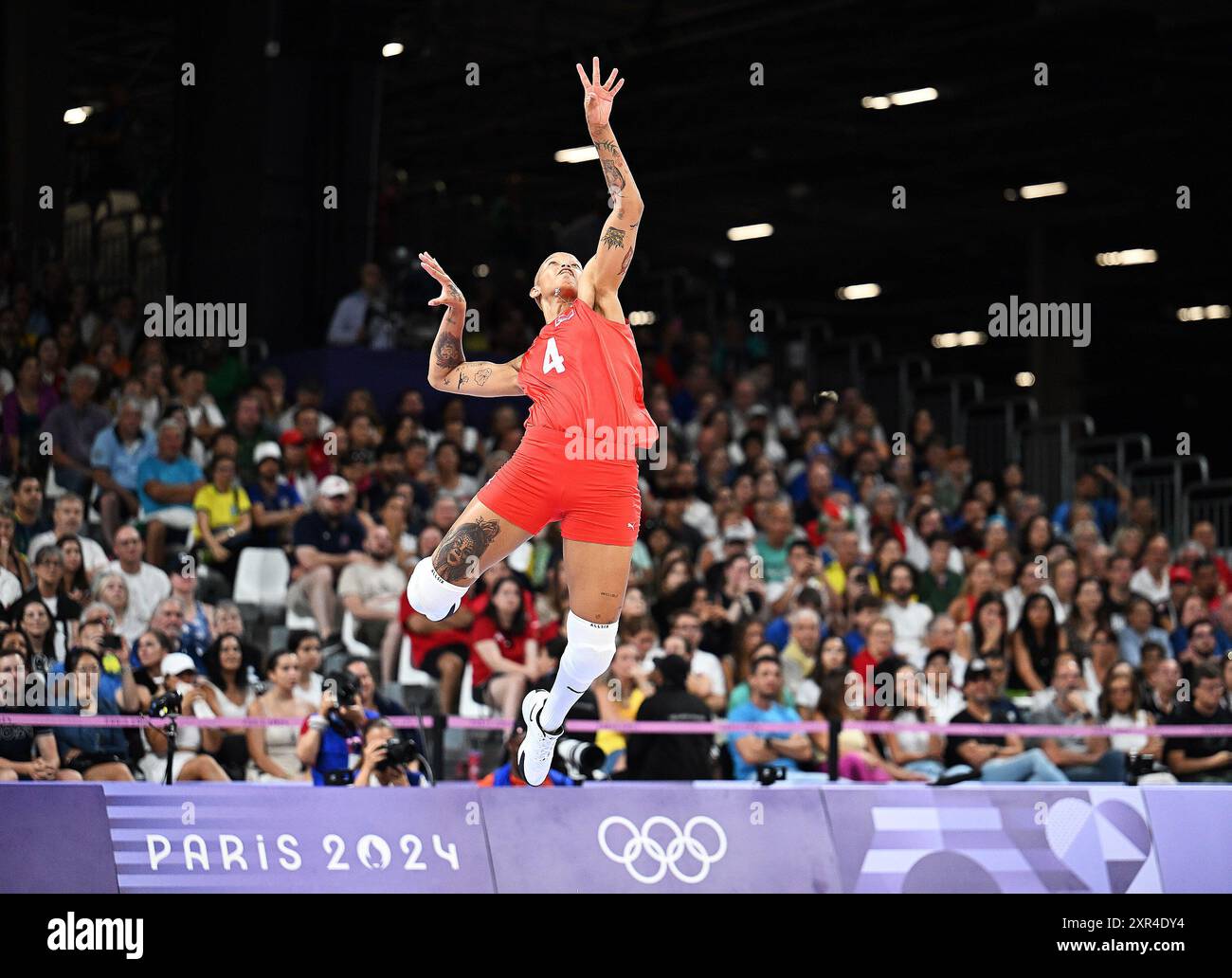 Paris, France. 8th Aug, 2024. Melissa Teresa Vargas of T¨¹rkiye ...