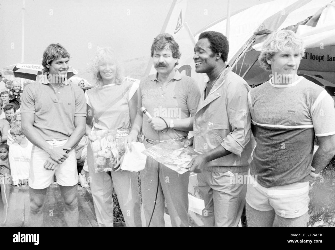 Mistral surf happening, Zandvoort, Surfing, Zandvoort, 21-08-1983 ...