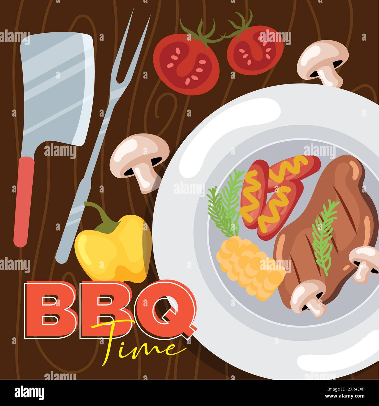 Sausage cob Stock Vector Images - Alamy
