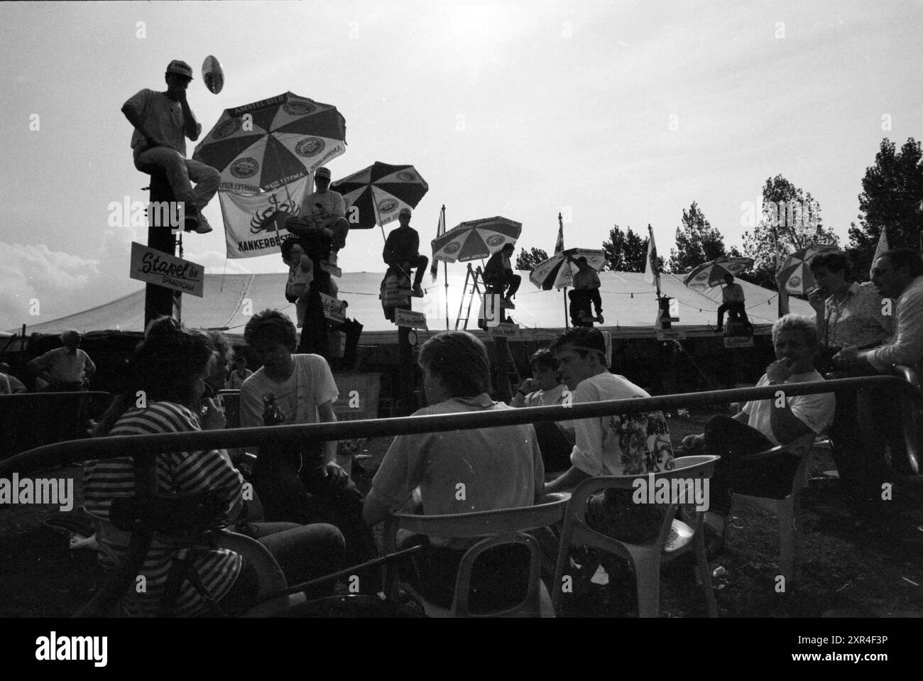 Pole sitting competition, 17-09-1989, Whizgle Dutch News: Historic ...