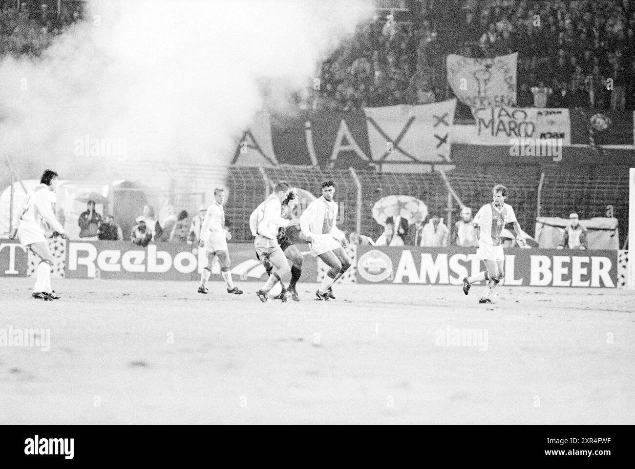 Football UEFA Champions League, Ajax - AC Milan, Olympic Stadium, Amsterdam, 14-09-1994 ...