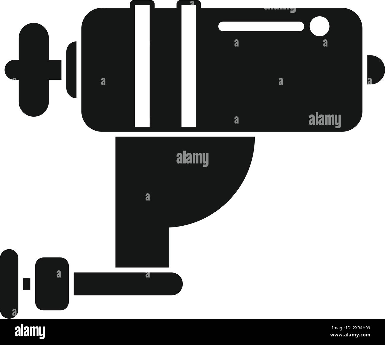 Electric boat motor with propeller rotating for nautical propulsion ...