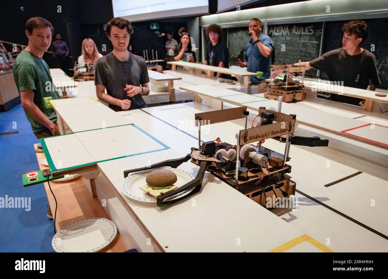 Vancouver, Canada. 8th Aug, 2024. Engineering Physics students watch ...