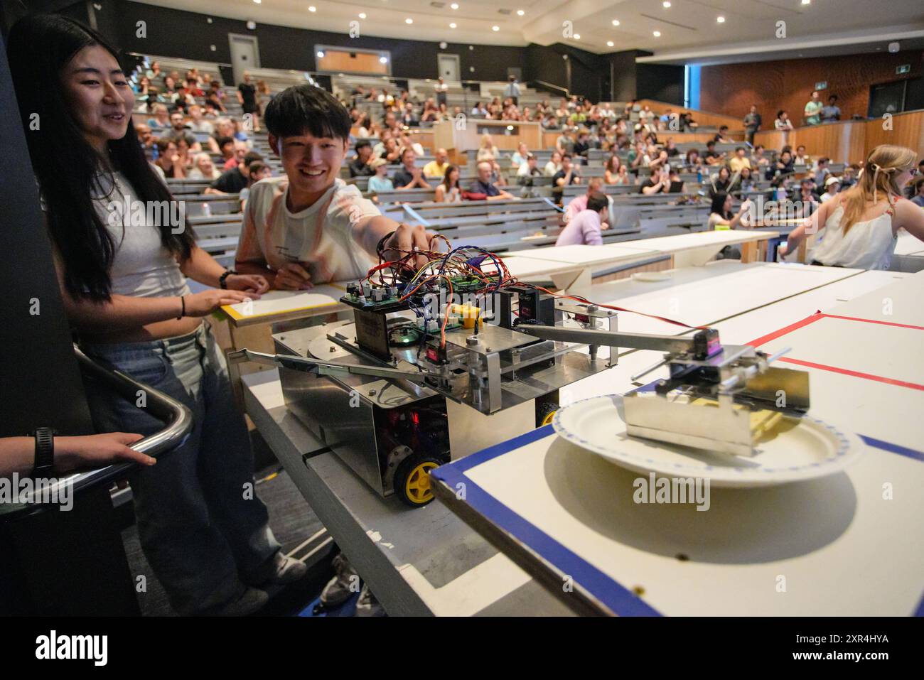 Vancouver, Canada. 8th Aug, 2024. Engineering Physics students watch ...