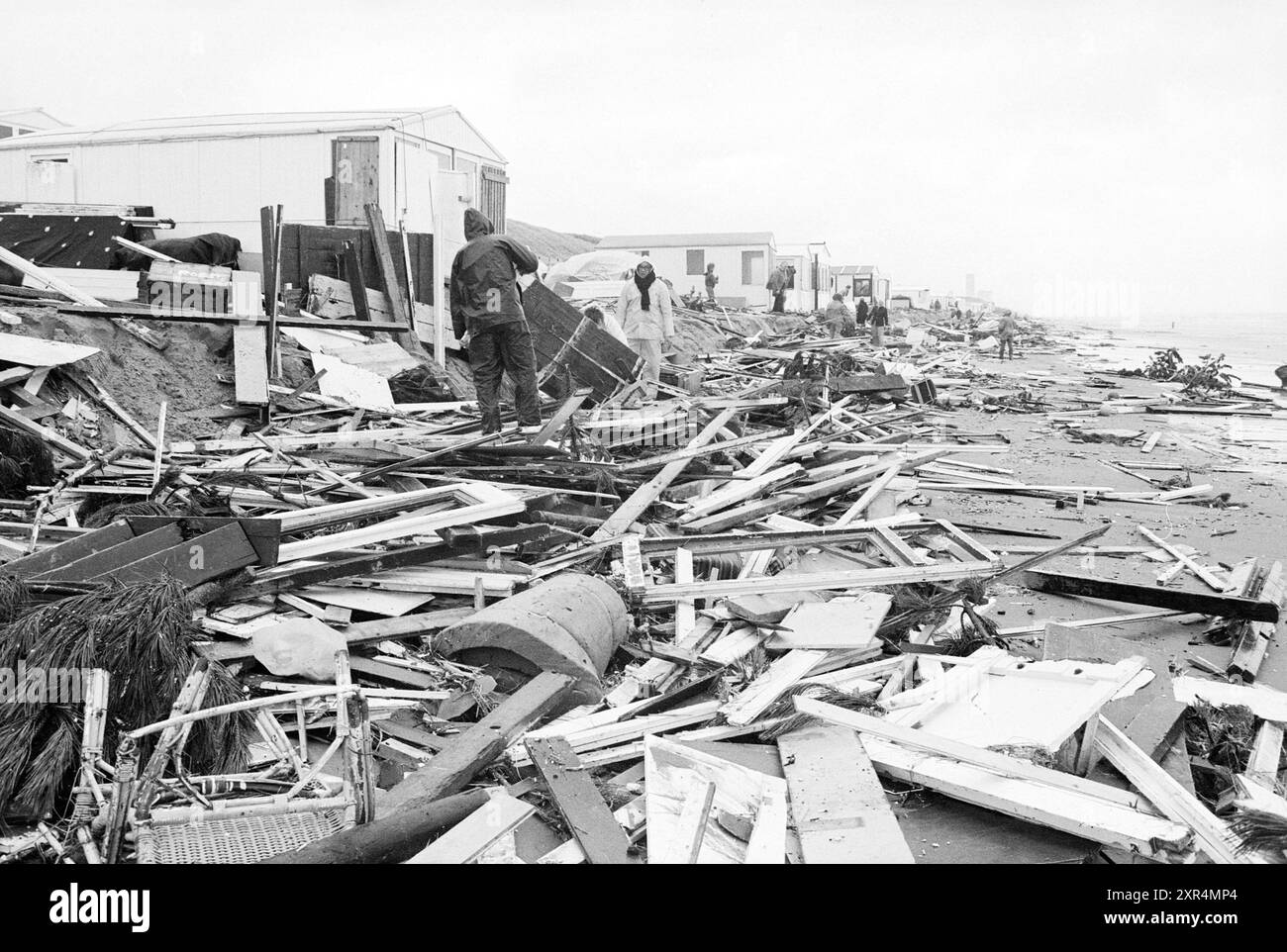 Devastation beach Zandvoort - Bloemendaal, Storm and storm damage ...