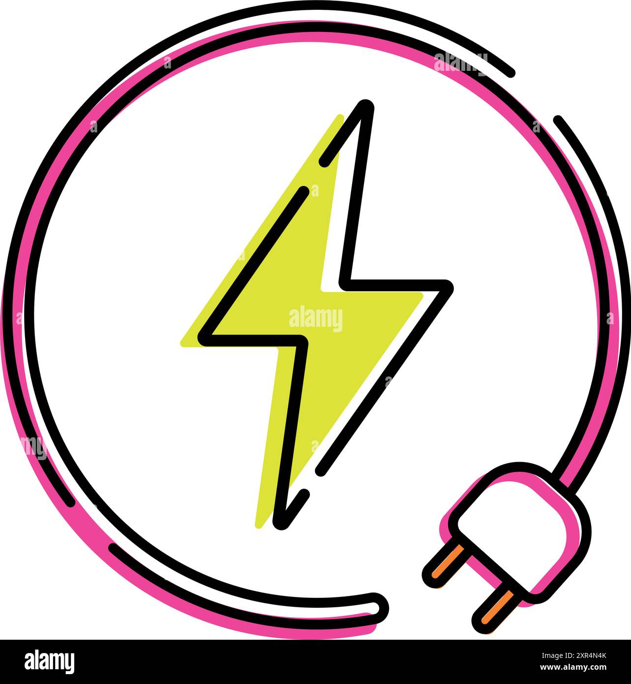 Charge icon sketch Vector Stock Vector Image & Art - Alamy