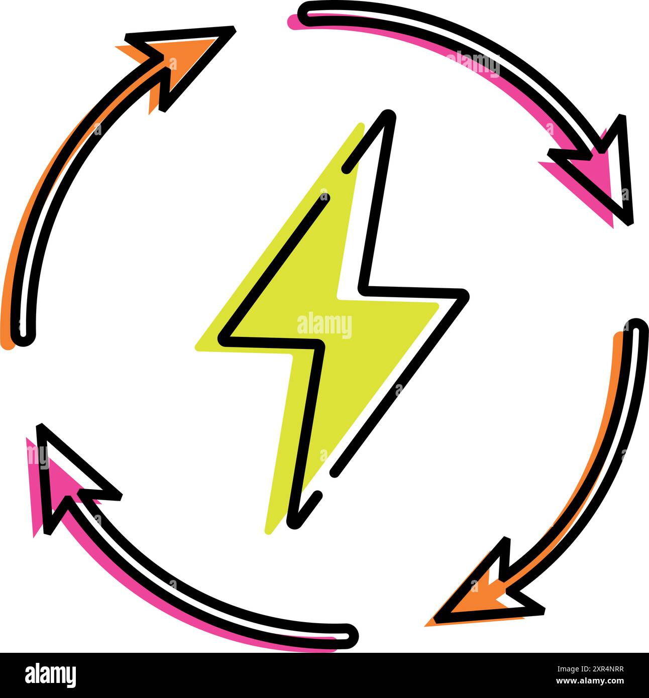 Charge icon sketch Vector Stock Vector Image & Art - Alamy