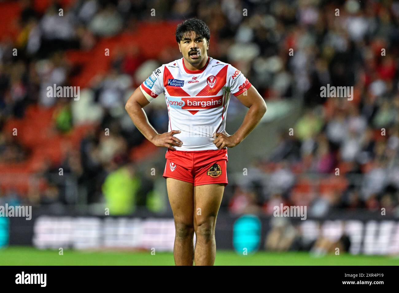 James Bell of St. Helens during the Betfred Super League Round 21 match ...