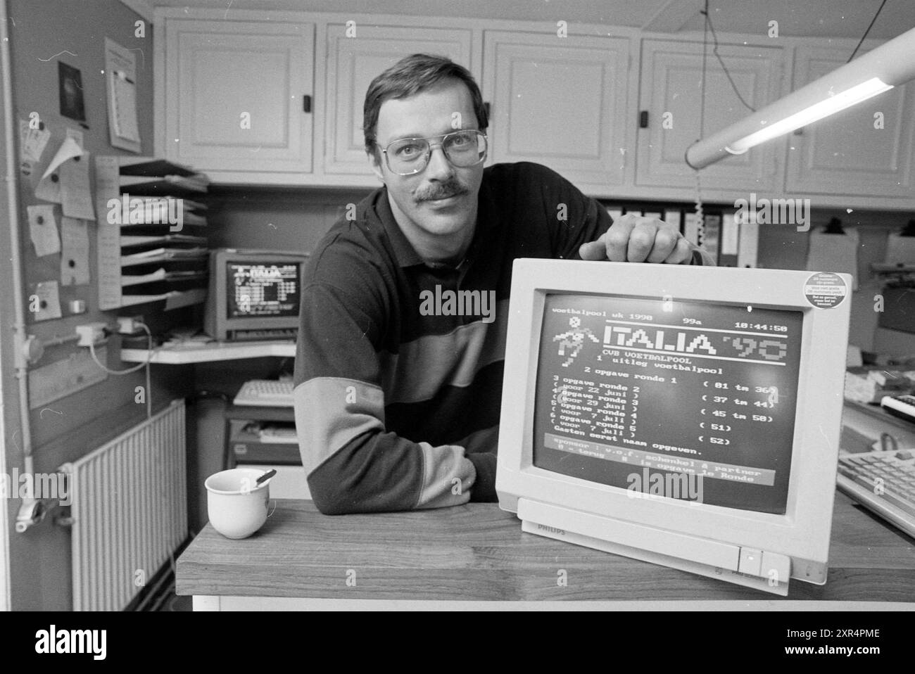 World Cup football competition on the computer through videotex ...