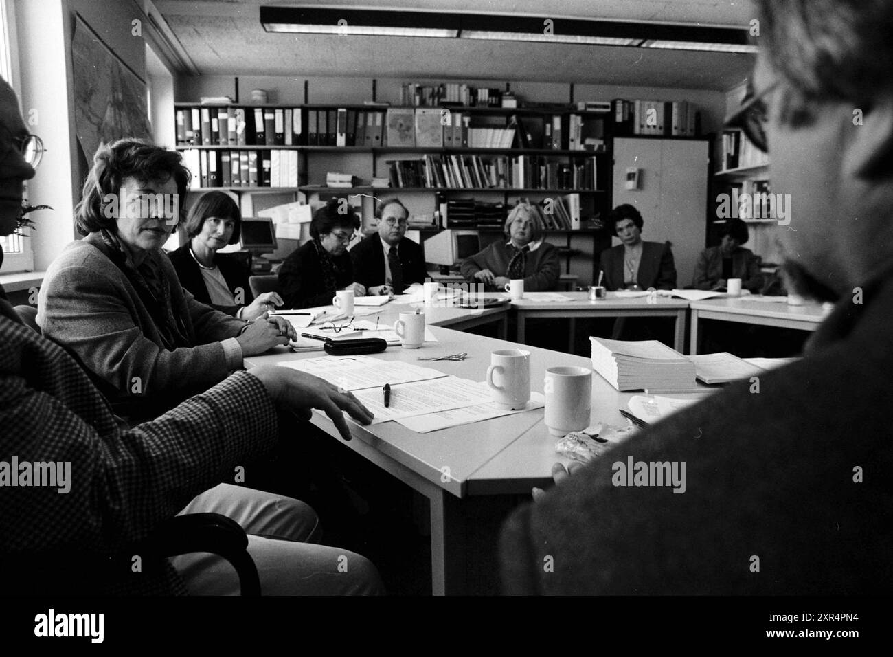 Visit State Secretary Netelenbos, refugee aid, Haarlem, The Netherlands ...