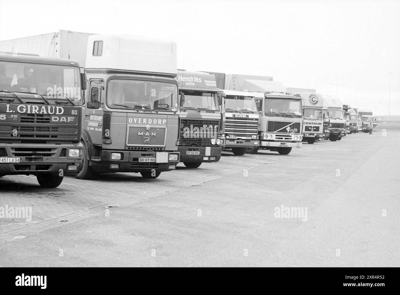 Truck from Overdorp IJmuiden at Breda border crossing., Transport ...