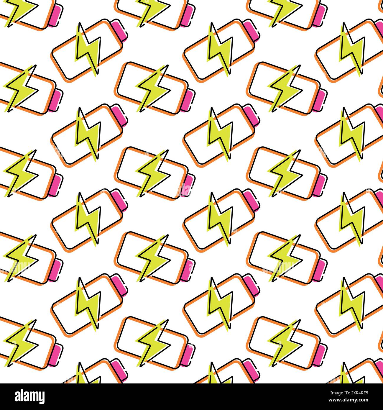 Charge icon Pattern background Vector Stock Vector Image & Art - Alamy