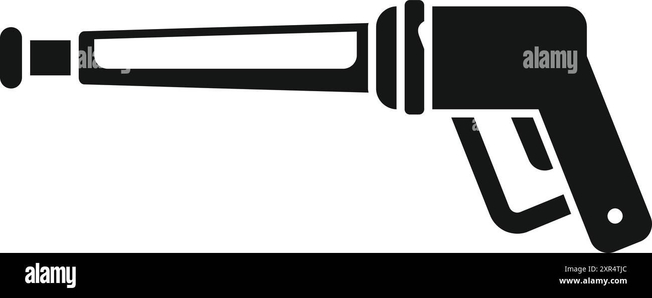 Compressed air gun Stock Vector Images - Alamy