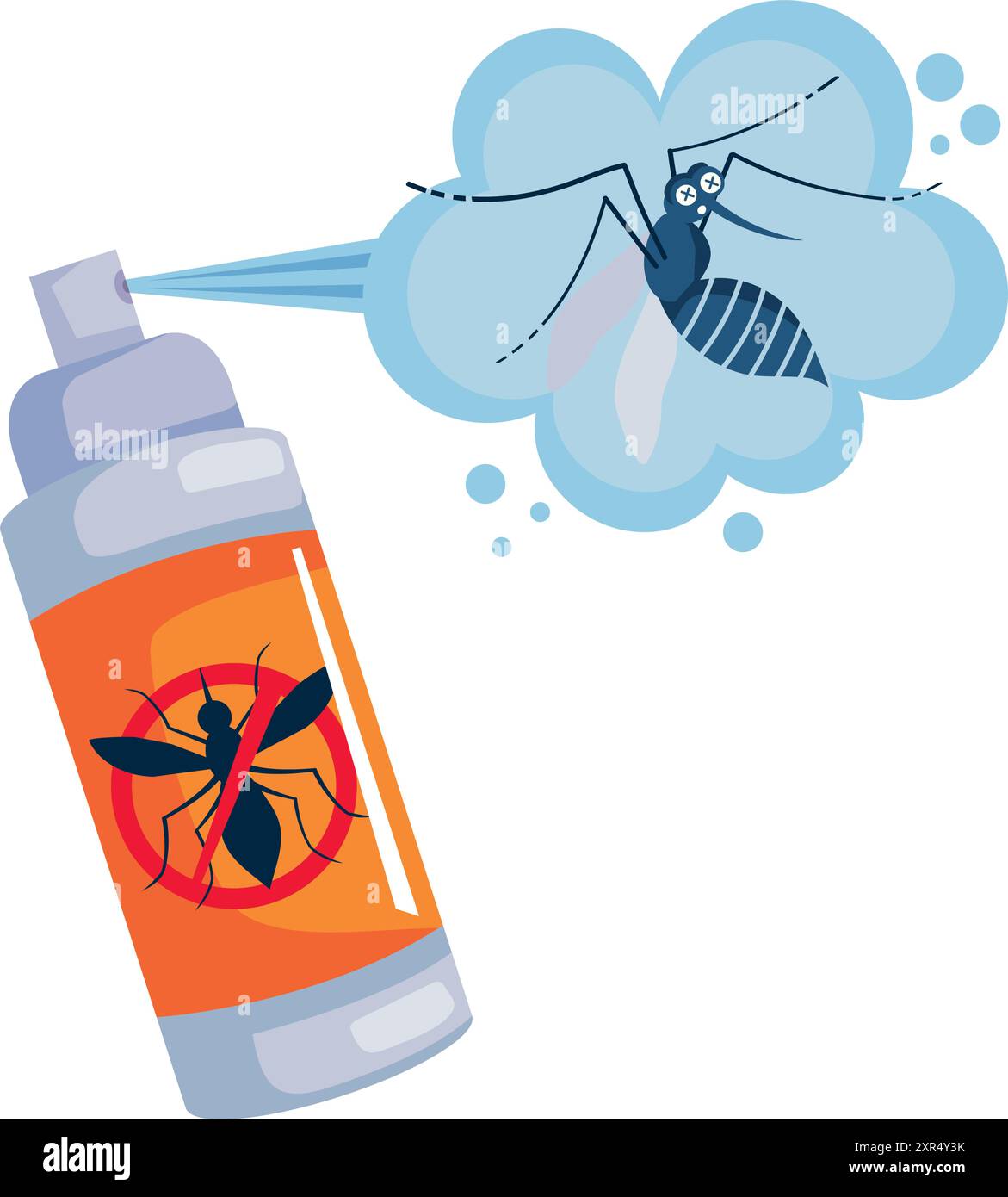 insect repellent spray dengue prevention Stock Vector Image & Art - Alamy